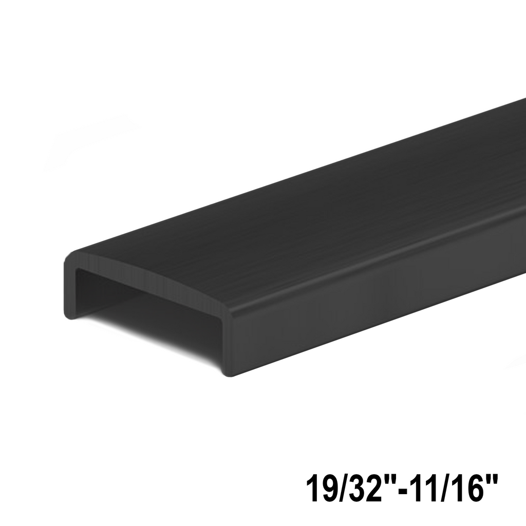 [USAC1518] Ultra Slim Cap Rail - for 15 to 18mm Glass – Grey Goat Hardware