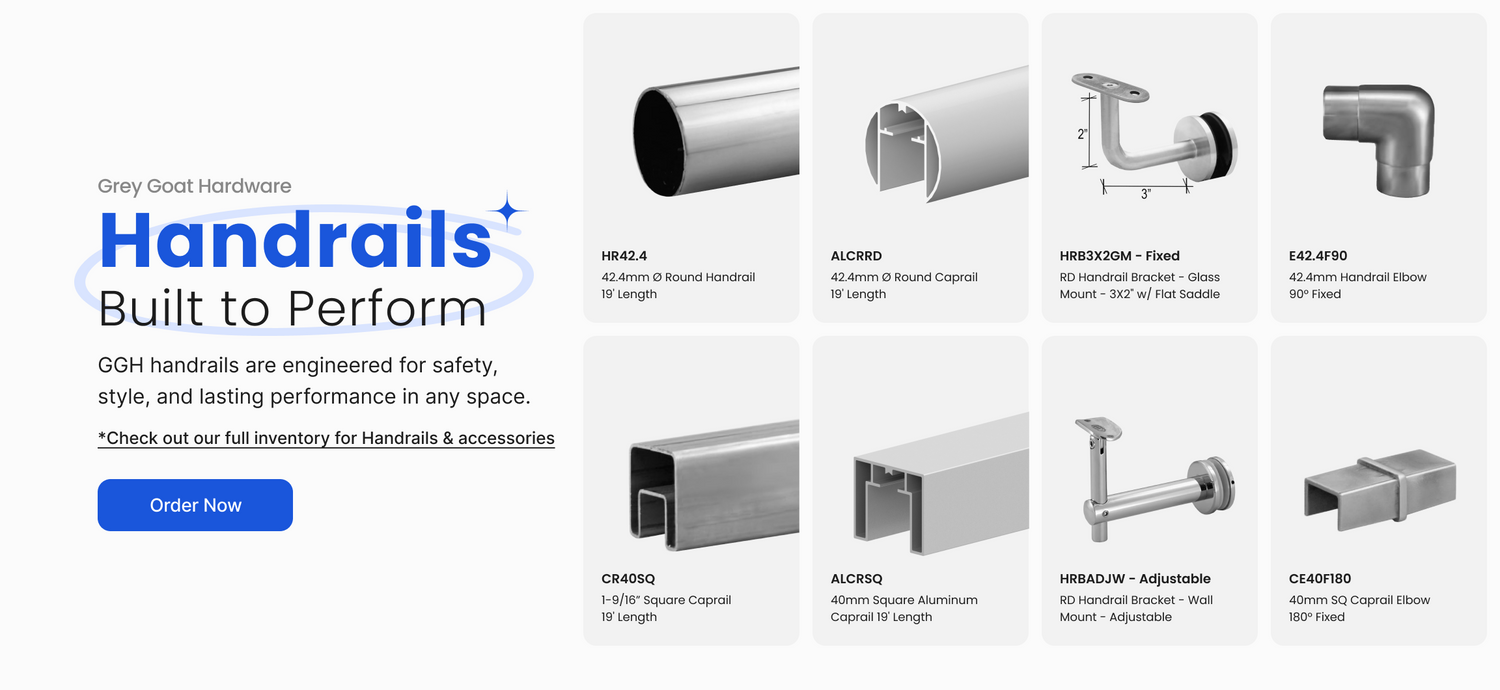Grey Goat Hardware - Glass Hardware & Glazing Product Supply
