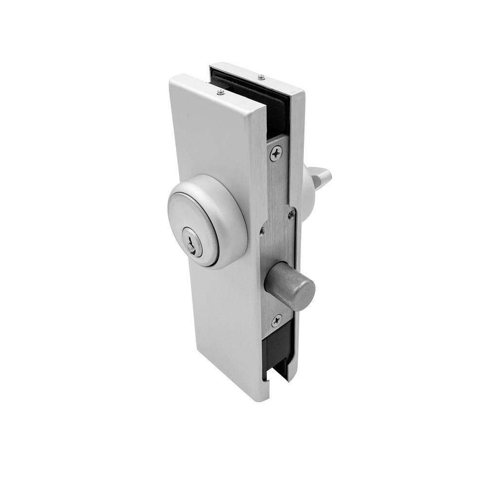 [GDLUS] Glass Door Lock - Patch Lock With American Style Cylinder ...