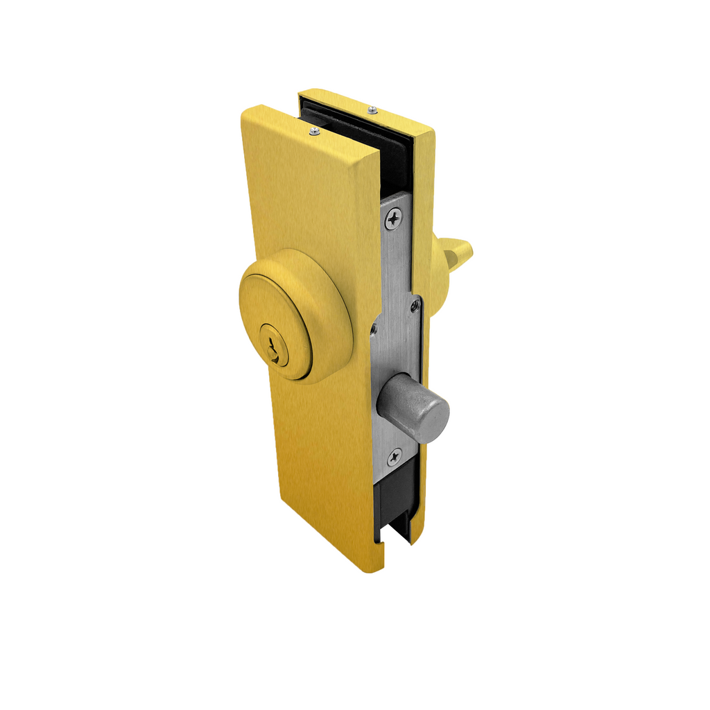 [GDLUS] Glass Door Lock - Patch Lock With American Style Cylinder ...