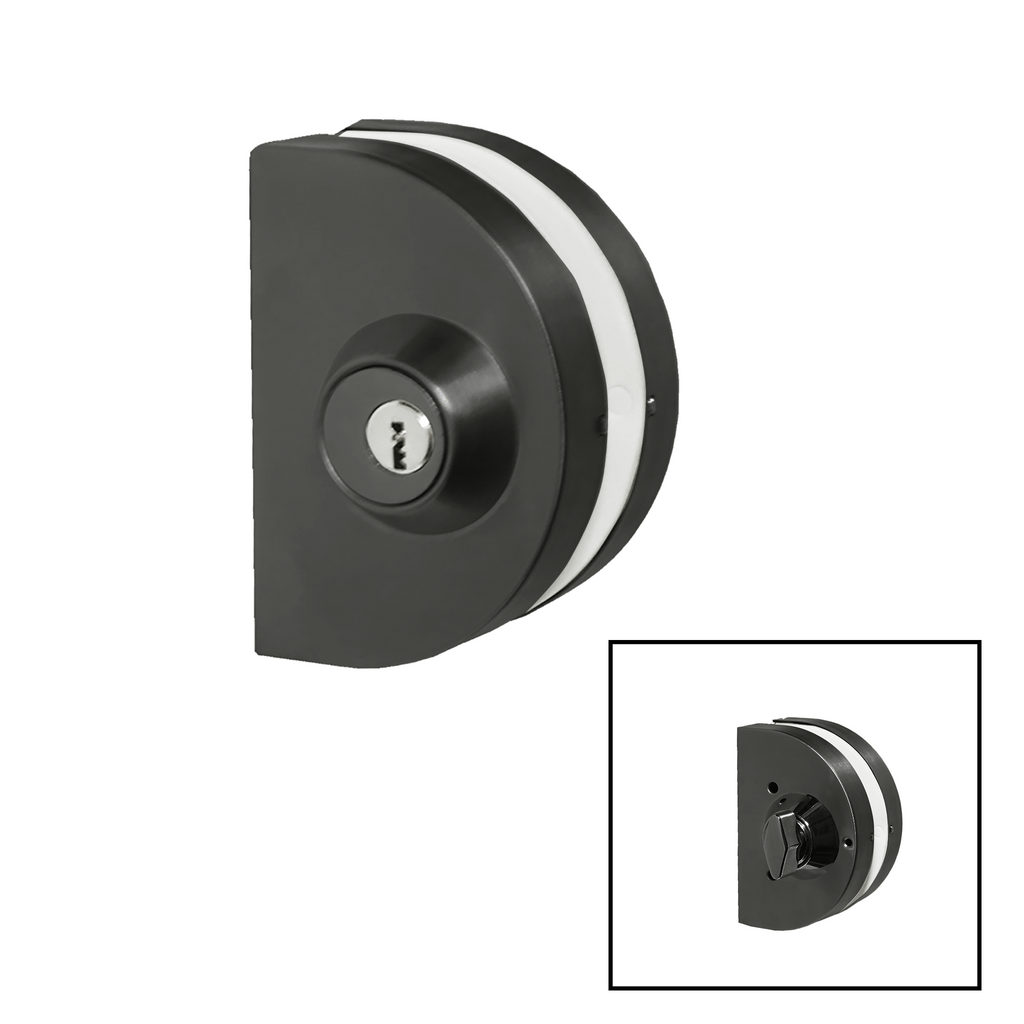 [GDLRD90D] Glass Door Lock - RD Glass to Wall - Double-Sided – Grey ...
