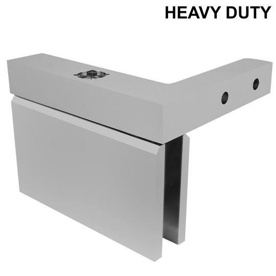 Shower Pivot Hinge - Cara Series - Square Heavy Duty – Grey Goat Hardware