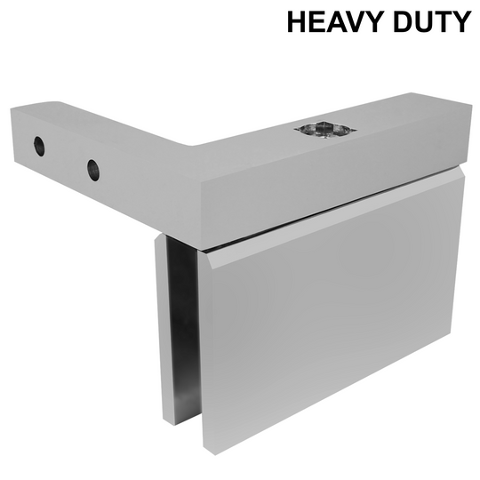 Shower Pivot Hinge - Cara Series - Square Heavy Duty – Grey Goat Hardware