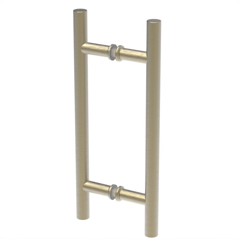 [L8X8] Shower Handle - 8" x 8" (12" End to End) - Ladder Pull Style ...