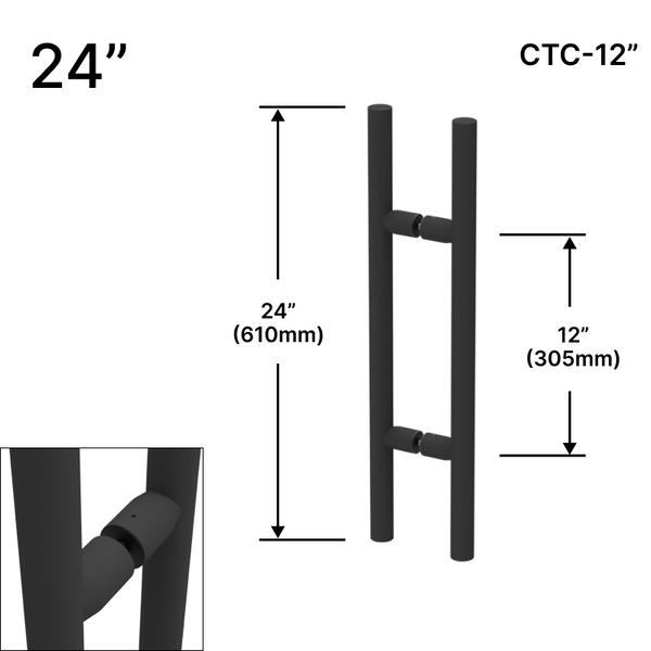 [LP24] Ladder Pull - 24" (12" CTC) - B2B – Grey Goat Hardware
