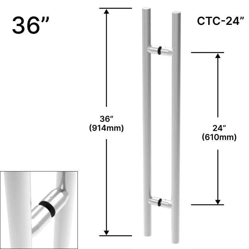 Ladder Pulls - Back to Back – Grey Goat Hardware