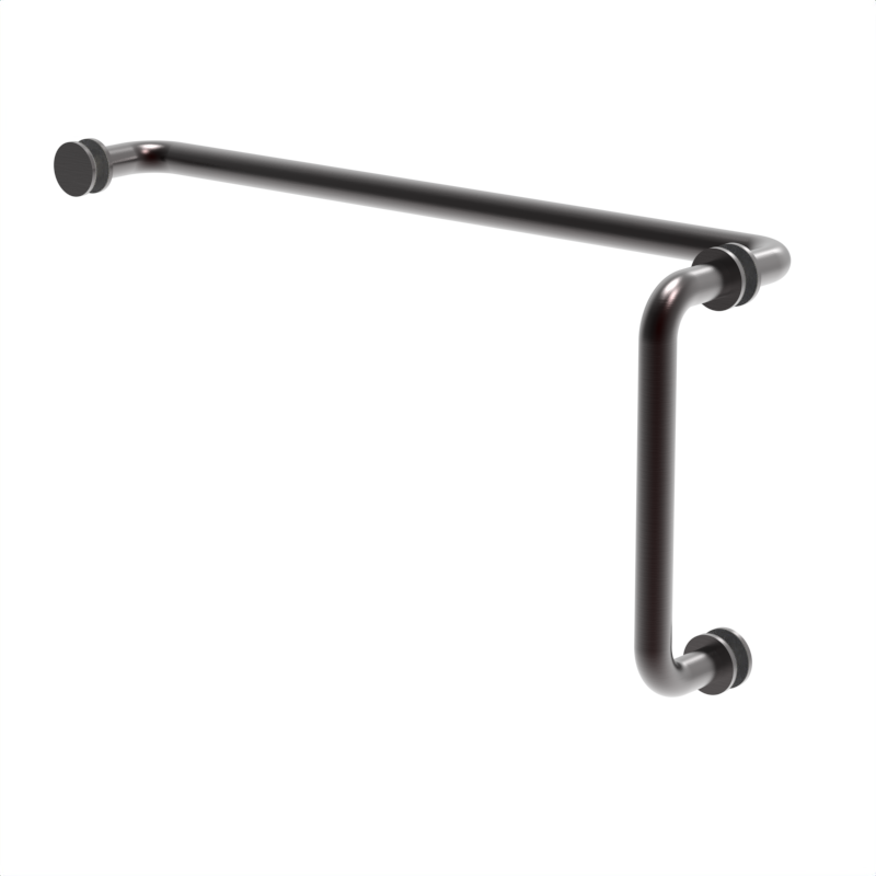 [R8X18] Handle/Towel Bar Combo - 8" x 18" - Tubular – Grey Goat Hardware
