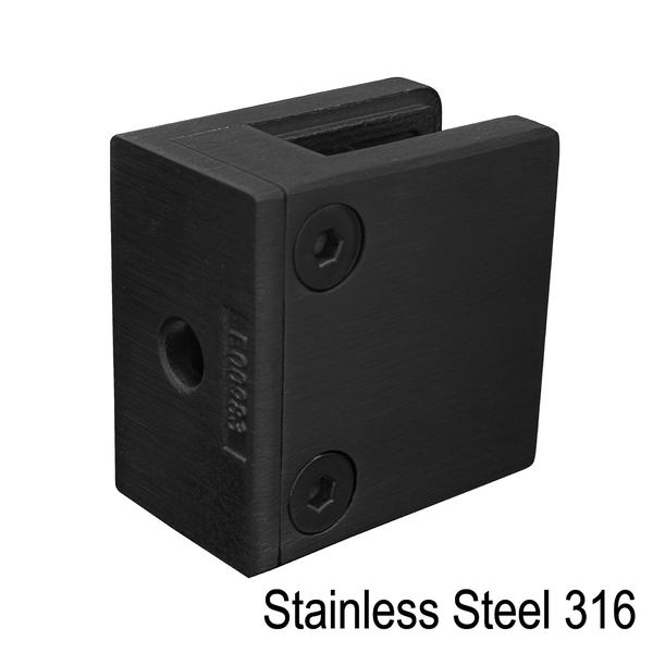 [SCLAM54] Square Railing Clamp - Flat Back - 54x54mm – Grey Goat Hardware