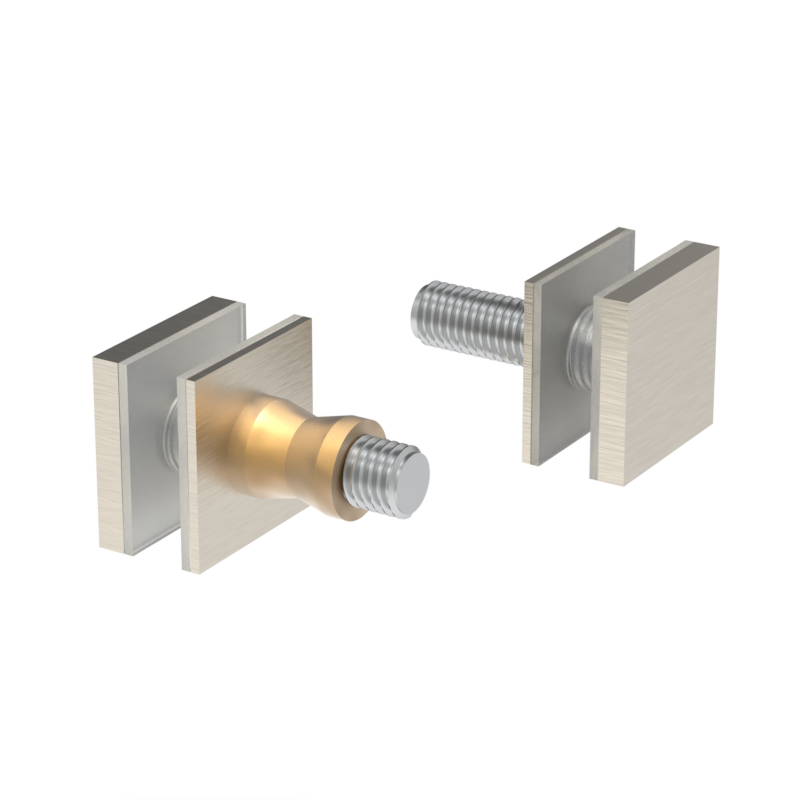 [SHS] Shower Handle - Washer/Stud Kit for Square Ladder Pull – Grey ...