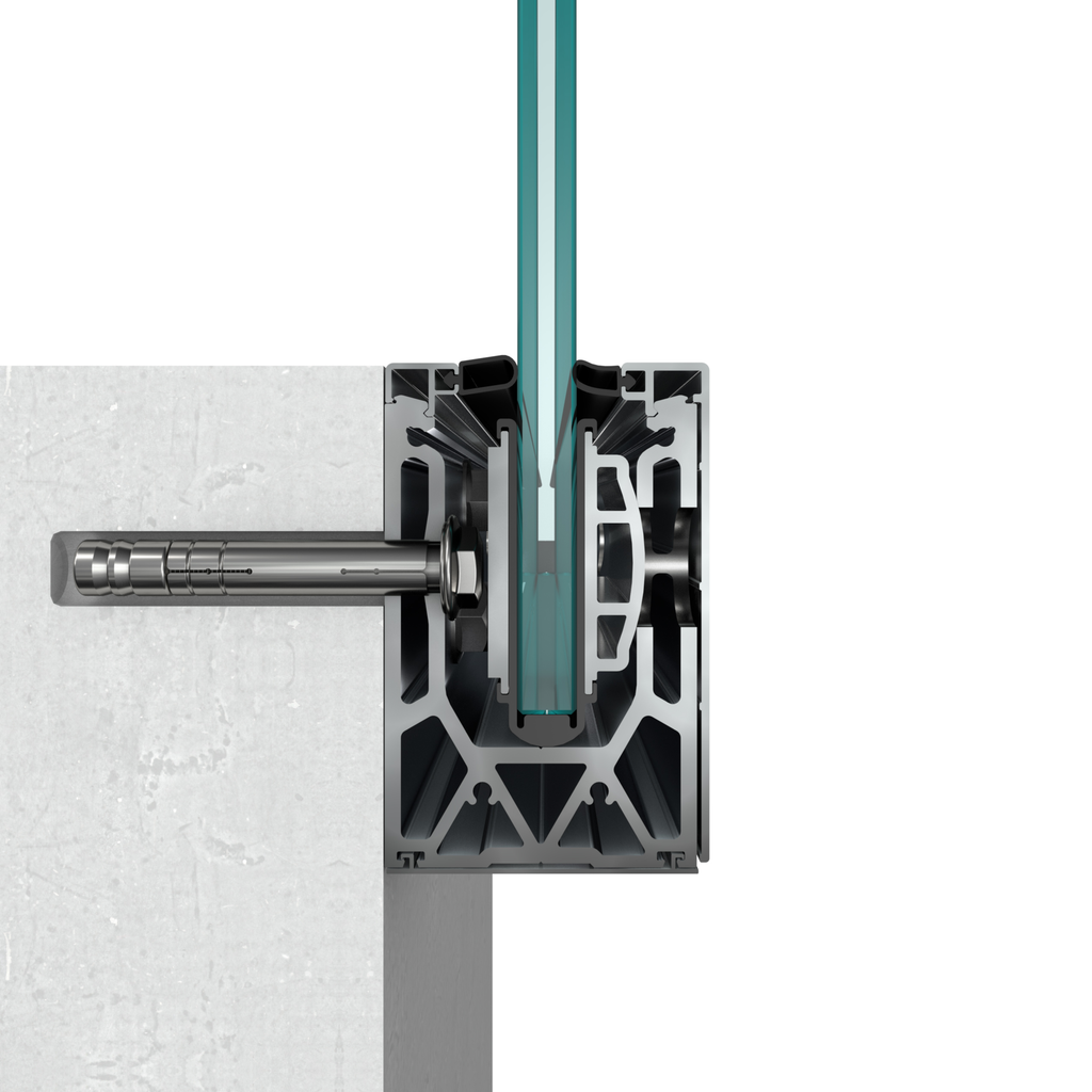 [ARCH6910S] Arch-Loc Base Shoe - 69 Series - Side Mount (120") – Grey ...