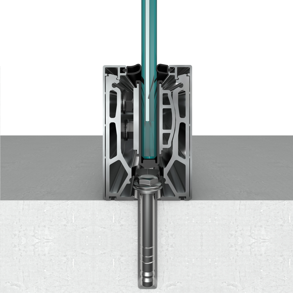 [ARCH6910T] Arch-Loc Base Shoe - 69 Series - Top Mount (120") – Grey ...