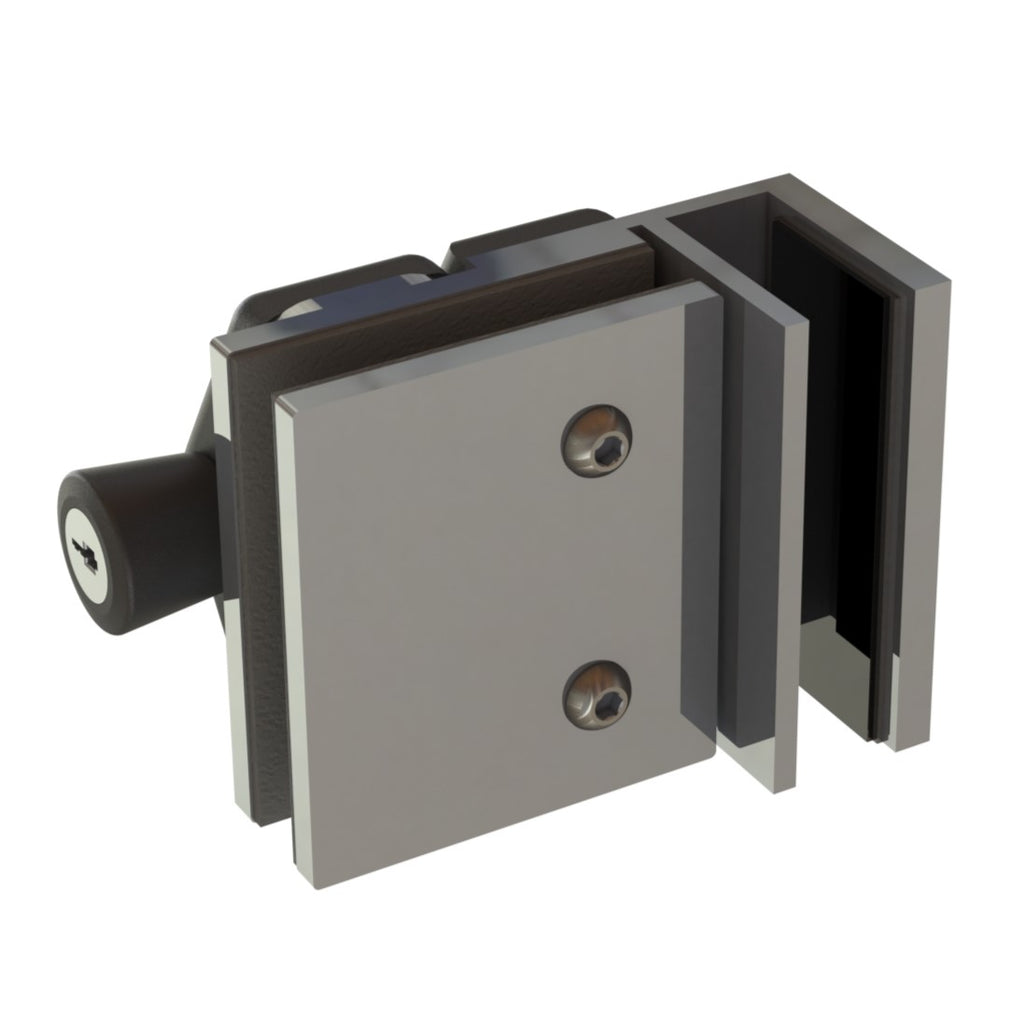 [LDIVE092IN] Pool Fence Hardware - Latches With Lock - 90° Glass to Gl ...