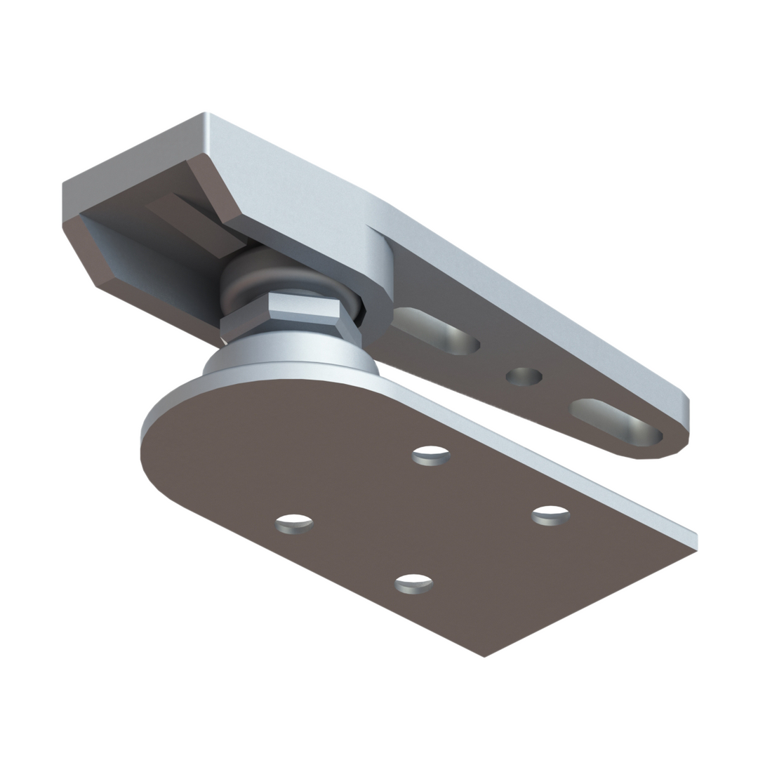 DLUX 4" Door Rail - Bottom Pivot – Grey Goat Hardware