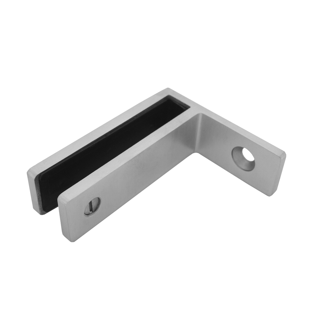 Railing Glass Connectors - 90° Wall‐to‐Glass – Grey Goat Hardware