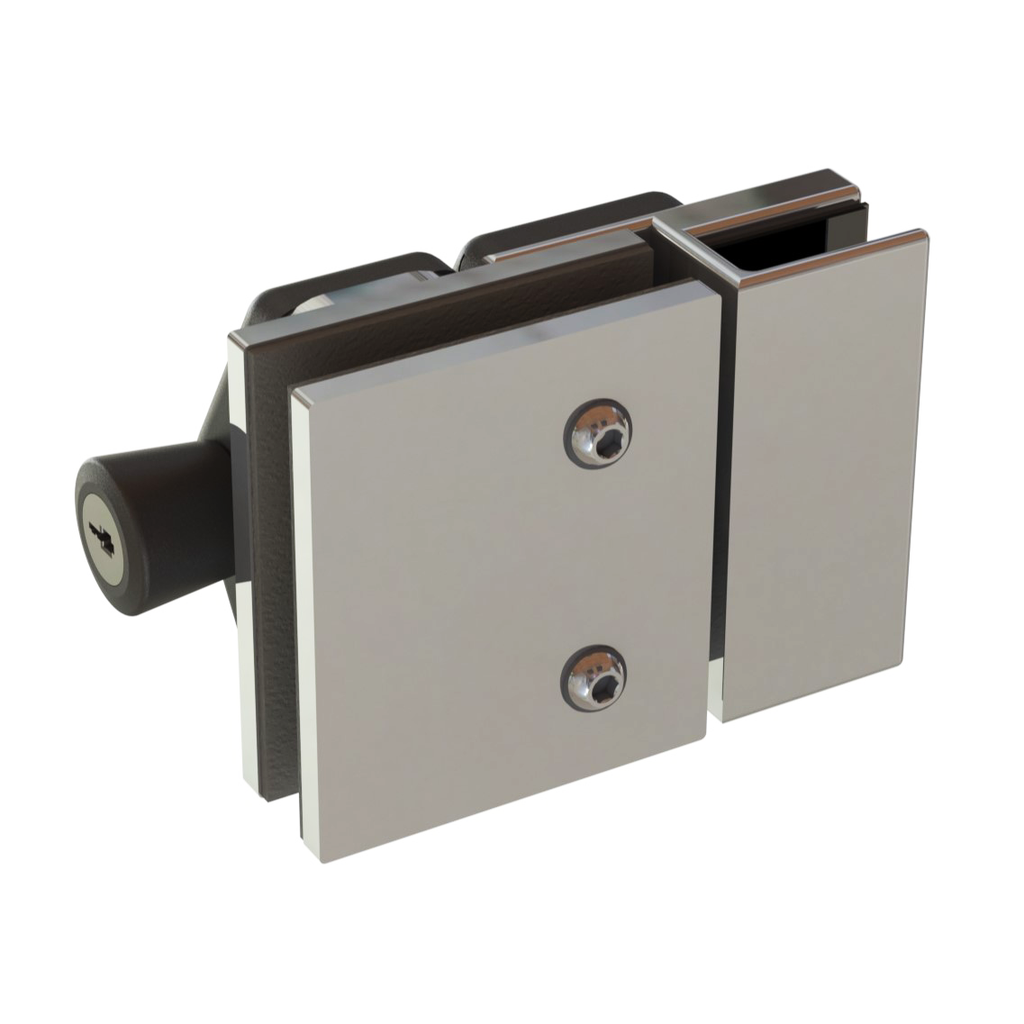 [LDIVE180] Pool Fence Hardware - Latches With Lock - 180° Glass to Gla ...