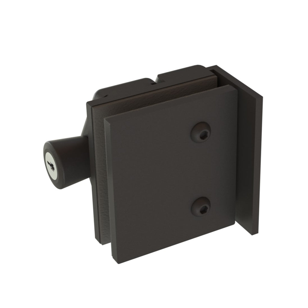 [LDIVE90] Pool Fence Hardware - Latches With Lock - 90° Glass to Wall ...