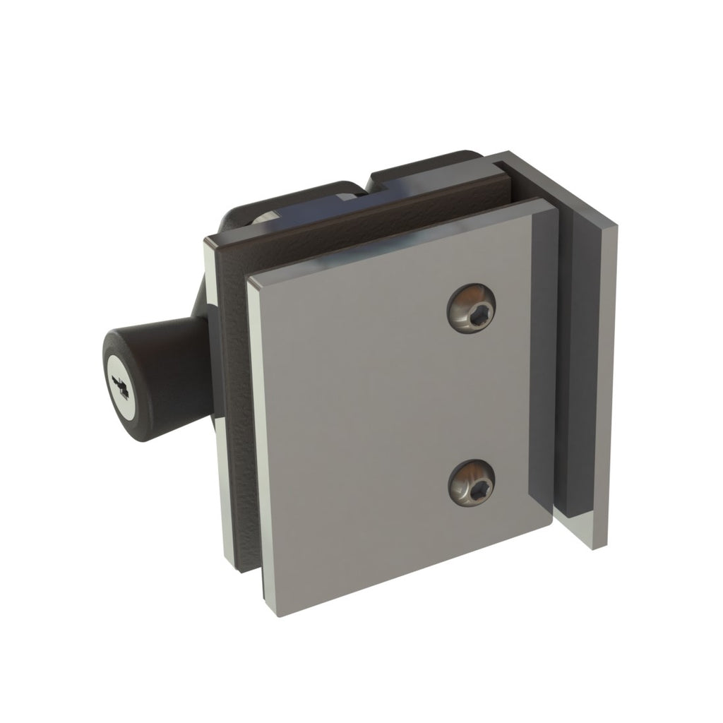 [LDIVE90] Pool Fence Hardware - Latches With Lock - 90° Glass to Wall ...
